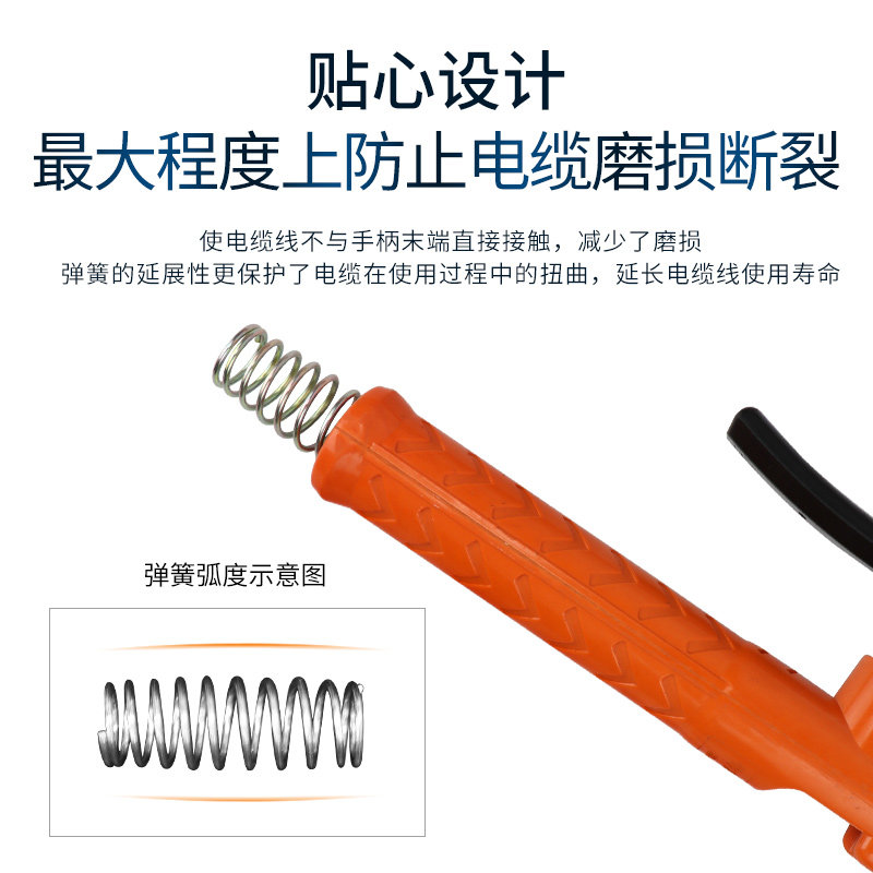 好货安德利电焊机电焊钳 焊夹 电焊把 焊把钳紫铜800A迷你小型500