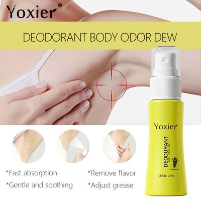 好货Yoxier Deodorant Spray Body Odor Dew Sweat Deodor Antipe