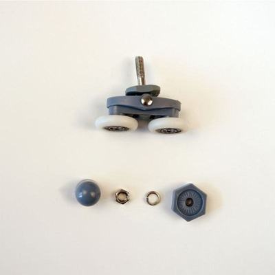 4Pcs/Set Grey Plastic Nylon Adjustable Double Swinging Pulle