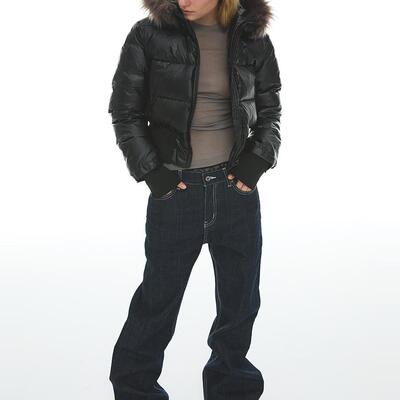 vodkaelves短款修身羽绒服