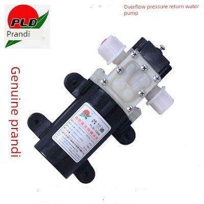 普兰迪微型直流水泵溢流回流型12V24V电动喷雾器洗车机水泵