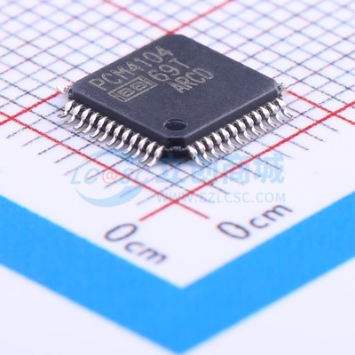 ADC/DAC芯片 PCM4104PFBR TQFP-48 TI/德州 电子元件配单原装正品