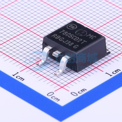 线性稳压器(LDO) MC7805CD2TG TO-263 onsemi(安森美) 电子元器件