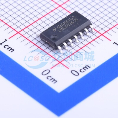 精密运放 LMC6036IMX/NOPB SOIC-14 TI/德州 电子元器件原装正品