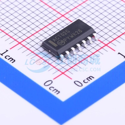 逻辑门 MC74ACT02DR2G SOIC-14 onsemi(安森美) 电子元件原装正品