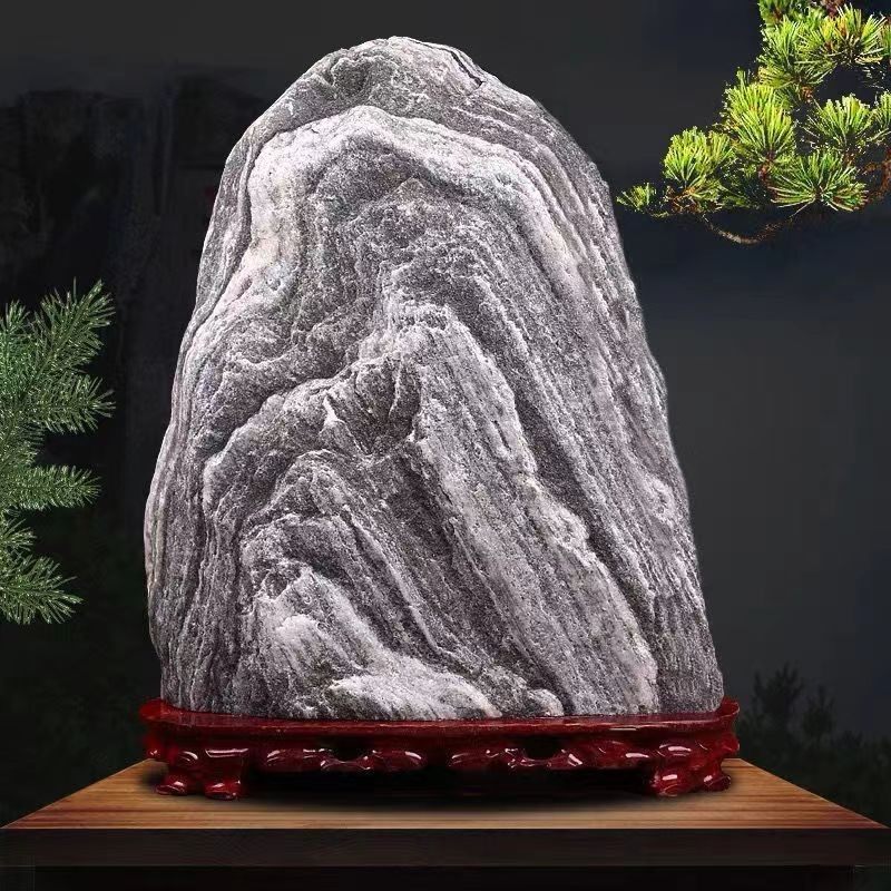 正宗泰山石敢当镇宅家用补角奇石怪石路口挡路冲用靠山石石头摆件