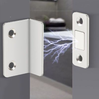极速1-10Sets Strong Magnetic Door Closer Cabinet Thin Punch