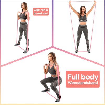 long Booty Band Hip Circle Loop Resistance Band Workout Exer