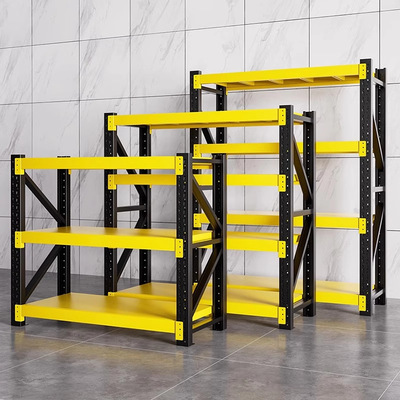 小型家用货架置物架仓库仓储储物架多层钢构货架阳台极简钢架