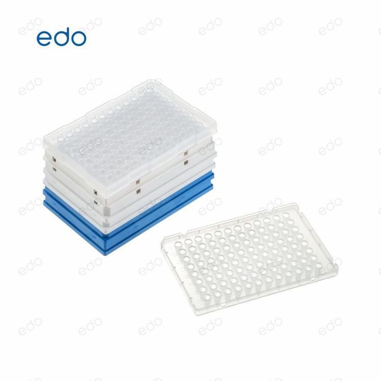 EDO 0.1ml 96孔PCR板 半裙边白色 适配罗氏480荧光定量pcr板