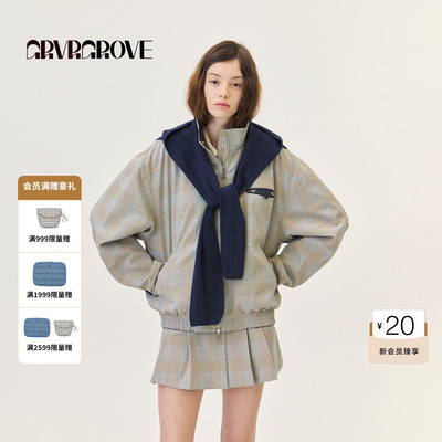 GROVE官方旗舰店2026PS春季新款毛织披肩休闲坎肩毛衣 GP26MFC60