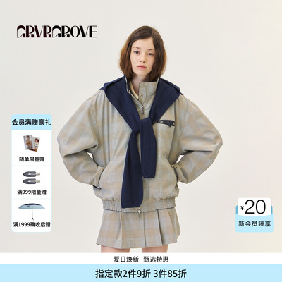GROVE官方旗舰店2026PS春季新款毛织披肩休闲坎肩毛衣 GP26MFC60