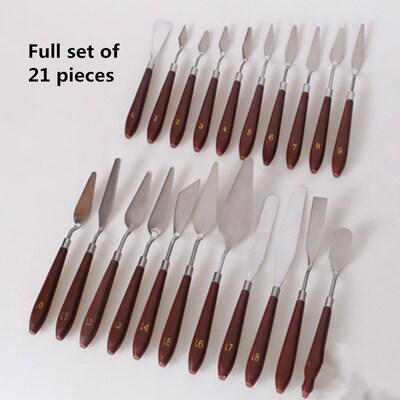 极速High quality 21 pcs of oil painting knifes set oil paint