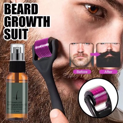 Naturally harmless Beard Growth Roller Set Beard Growth Men