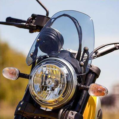适合 凯旋 Bonneville T100 T120 改装摩托车前风挡挡风玻璃风镜