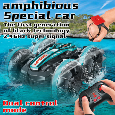 360 Rotate Stunt RC Car 1200mAh 2.4G Water & Land Remote