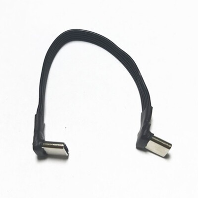 极速Flat elbow USB-C Type C Up & Down 90 Degree data chargin