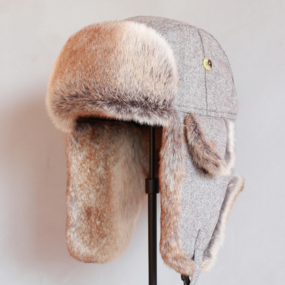 Russian Trooper Trapper Hat Winter  Bomber Hat Men Women War