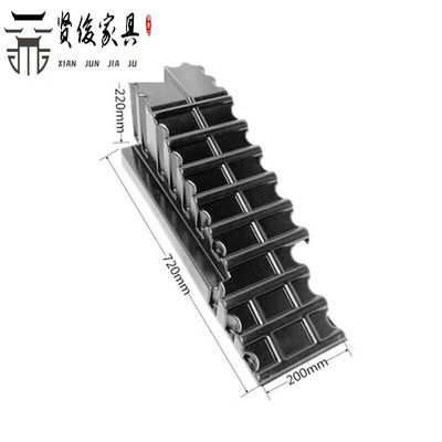 极速2023贤俊超市生鲜蔬菜垫水果店货架陈列道具假底斜面展示柜塑