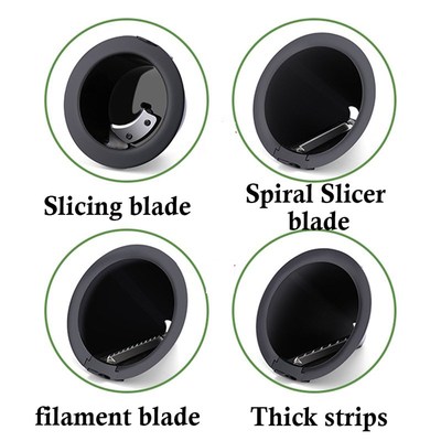 4 IN 1 Electric Spiral Vegetable Cutter 110V/220V Multifunct