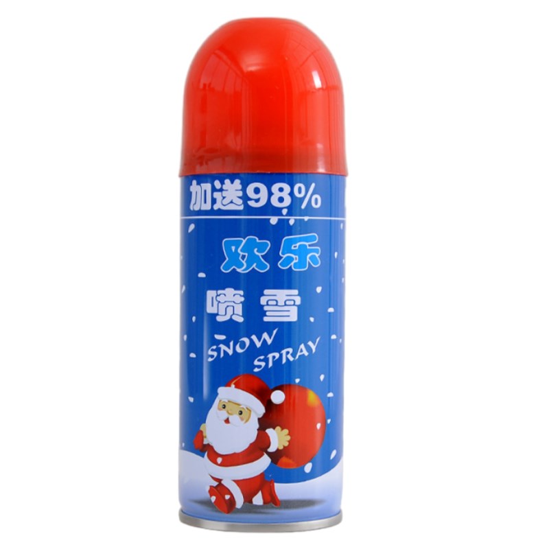 好货喷雪彩喷模板玻璃喷雾泡沫喷雪花装饰喷彩带彩条白雪圣诞树