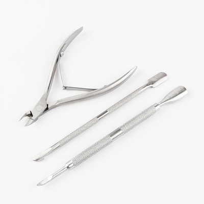 3pcs/set Stainless Steel Cuticle Nippers Nail Clipper Cutter