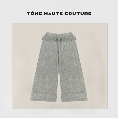 春季新款时尚百搭宽松阔腿休闲女裤 YK26086