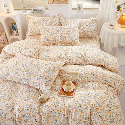 被套5纯棉全棉单罩人10x200x23人0学生宿舍双被单件简约清新A7S7B