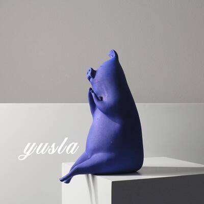 简家约卡可爱动物样儿板间摆件客厅居通童房电视BPJ柜玄关柜软装