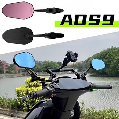 后视镜正品AOS9后视镜改装九号小