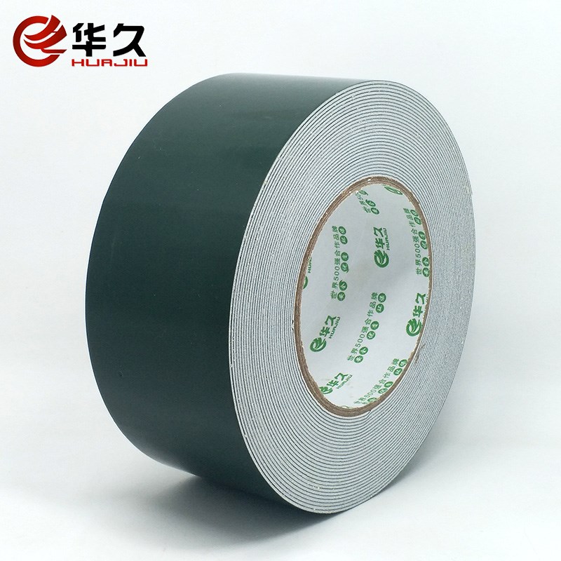 强力PE厚海绵双面胶 黑色白色强力高粘1MM厚泡棉泡沫加厚双面胶带