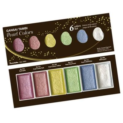 Kuretake GANSAI TAMBI Starry/Pearl/Gem Colors Solid Paints M