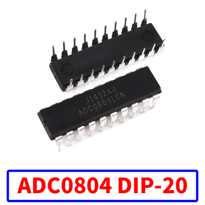 AD0804/0809/0832CCN/LCN8位AD模数转换A/D芯片IC直插DIP8/20/28