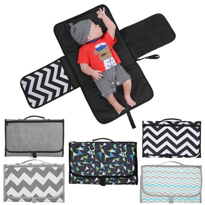 New 3 In 1 Waterproof Changing Pad Diaper Travel Multifuncti