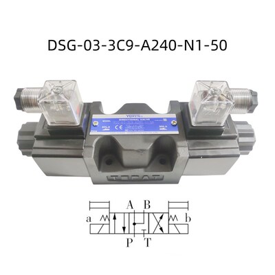 YUKEN油研电磁换向阀DSG-03-3C2 3C4 3C60 D24 A240液压阀