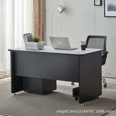 办公桌单人1.24电桌脑式家YET用台书桌写字台简桌约现代多人职员