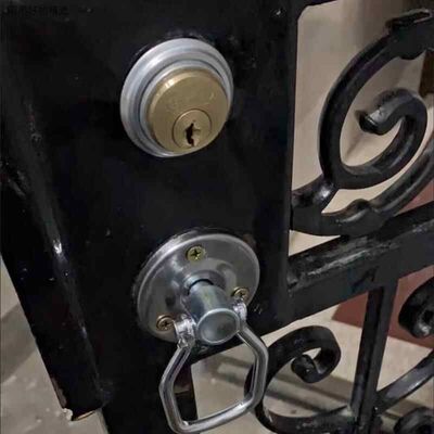 老式防盗门锁申士申翔9472锁芯栅栏门大门锁丰收利用通用双锁头