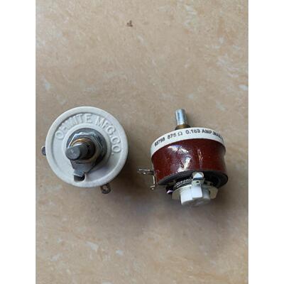 美国OHMITE 陶瓷线绕电位器 轴长25mm 65798-875 65798-1K1 全新