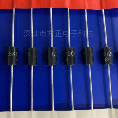 直插单向TVS瞬变抑制二极管1.5KE9.1A-E3/73正品VISHAY DO-201AD