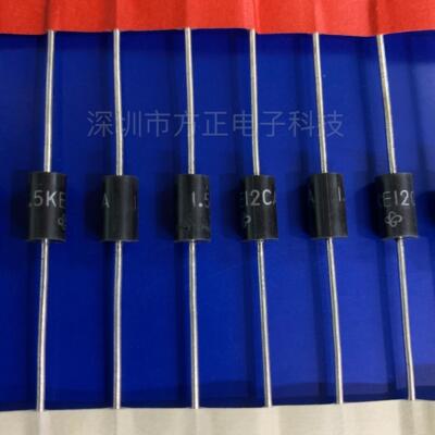 直插双向TVS瞬变抑制二极管1.5KE120CA-E3/54正品VISHAY DO-201AD