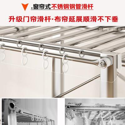 柜不易锈钢布衣用卧室家结实耐用加厚加粗全钢架YDU组装简衣柜202