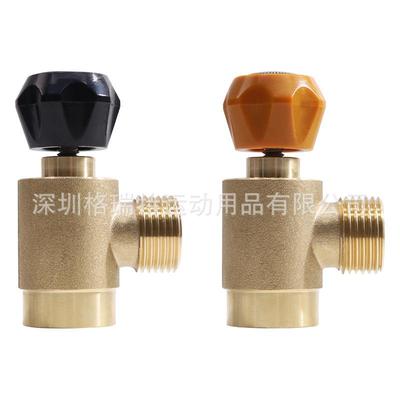 升级款一体铜苏打充气头水族草缸转换接头sodastream充气头