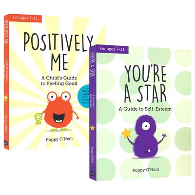 You're a Star Positively Me 儿童成长情绪手册 学会自信 面对负面情绪 逆商培养 亲子读物 7-11岁 英文原版进口图书