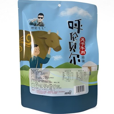 呼伦贝尔飞飞【优选】草原即食原味风H干牛肉干传统营养食用健康
