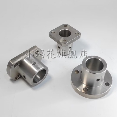 不锈钢SSTHRN圆法兰型导向轴支座双切边固定部加厚标准光轴支撑座