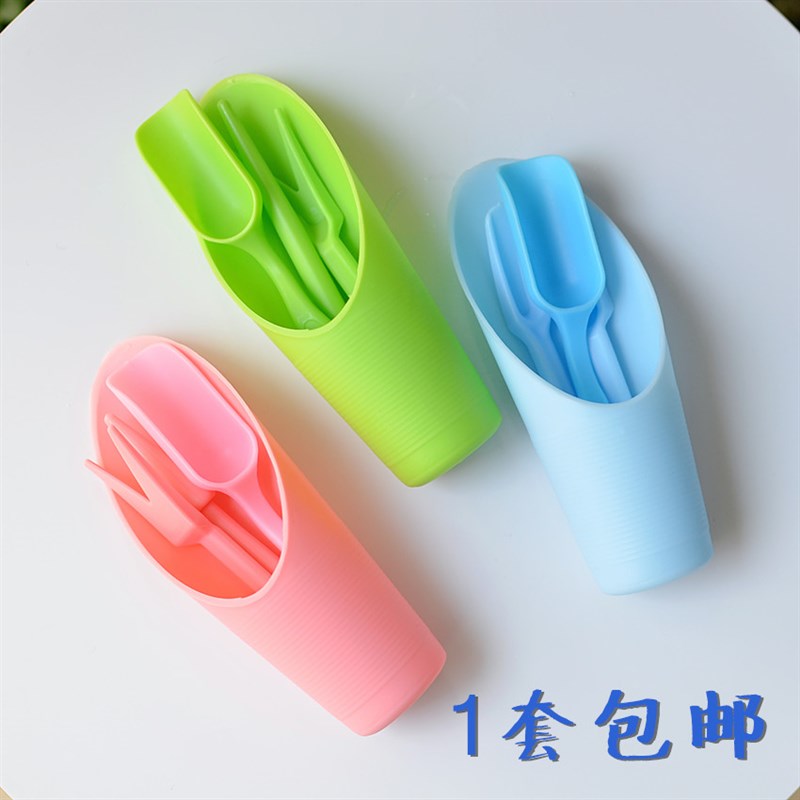 多肉工具套装小工具起苗器/迷你铺面勺/铺面圆筒铲子园艺用品