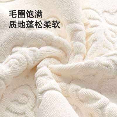 新中式五星级酒店90038国纯棉浴巾新风吸水卫室生间地地垫欧式毛