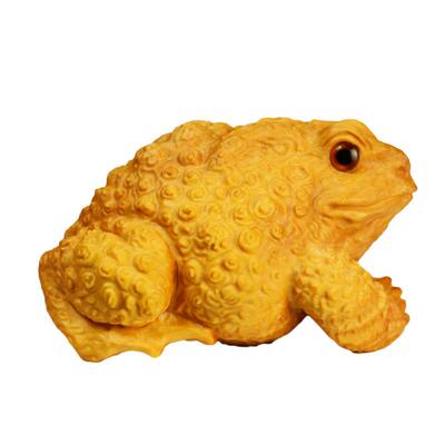 黄蟾杨木雕VSJ文玩厅手把件艺金纯手工雕刻工饰品家居客摆件