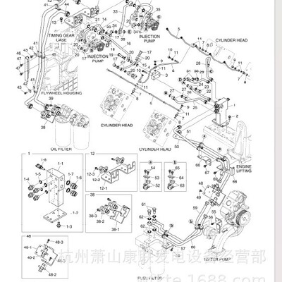 斗山DP222CC六角法兰螺栓
