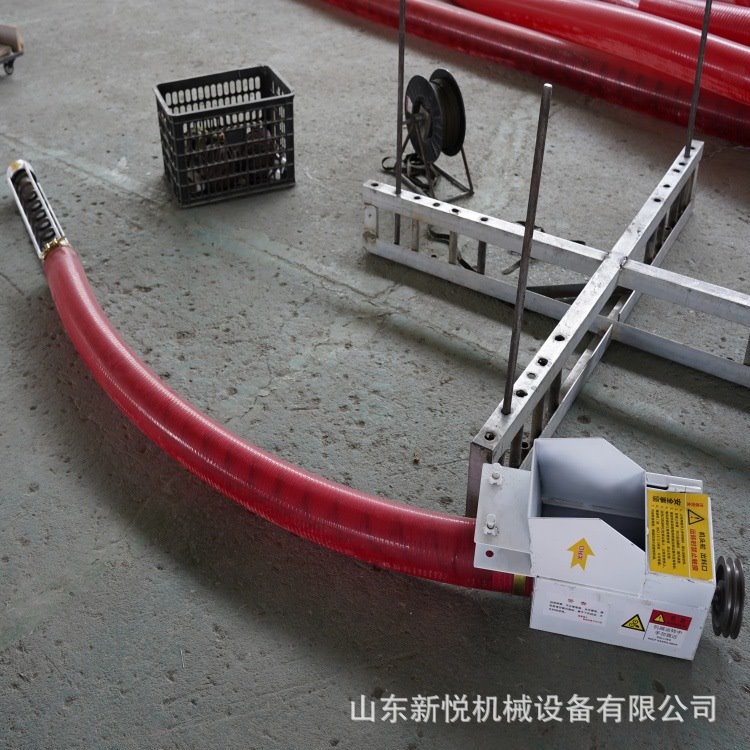 电动软管吸沙机 农用粮仓吸粮机 双轴中驱动抽粮机